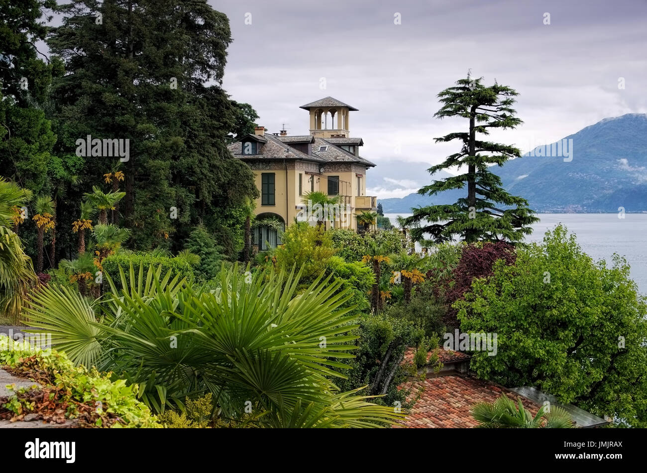 Menaggio Villa on Lake Como, Lombardy in Italy Stock Photo - Alamy
