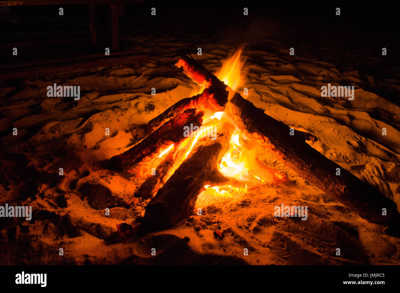 Photo of burning logs hi-res stock photography and images - Alamy