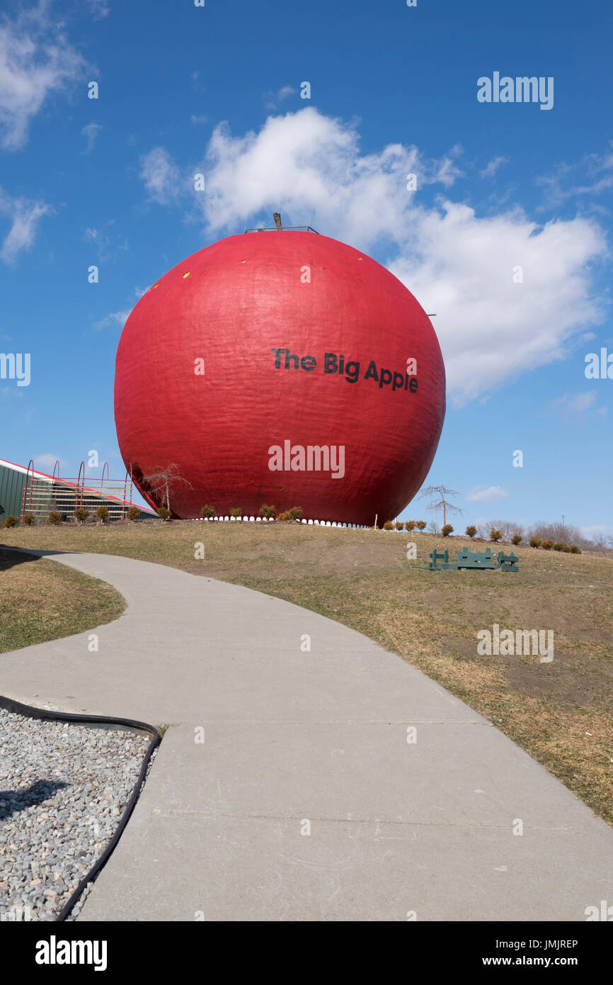 The Big Apple in Cramahe, Ontario, Canada. This structure claims to be ...