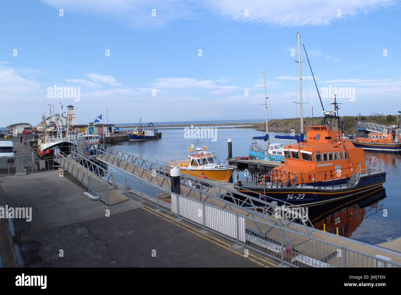 View of Girvan Harbour Stock Photo - Alamy
