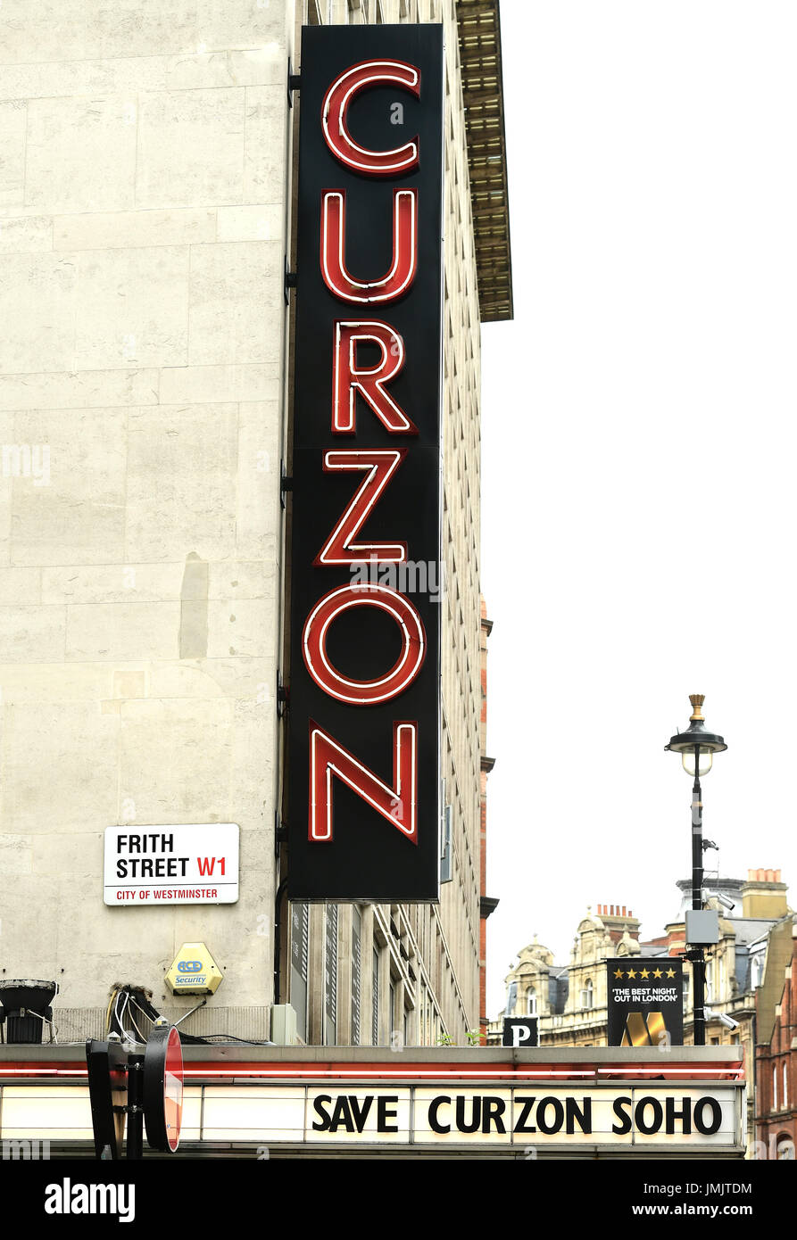 General View of The Curzon cinema, London. PRESS ASSOCIATION Photo ...