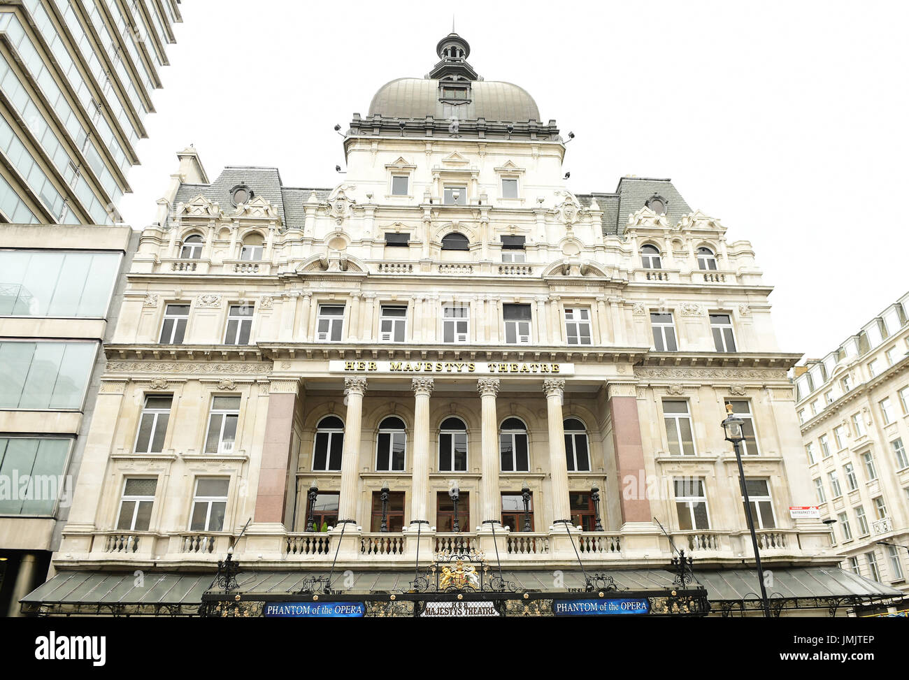 General View of Her Majesty's theatre, London. PRESS ASSOCIATION Photo ...