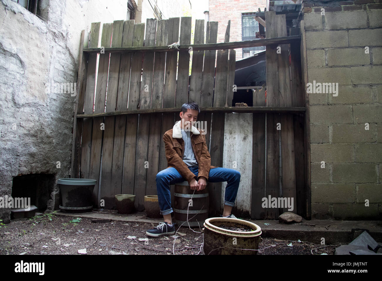 Cameron Koo, Hong Kong Chinese student in, New York City, USA Stock ...