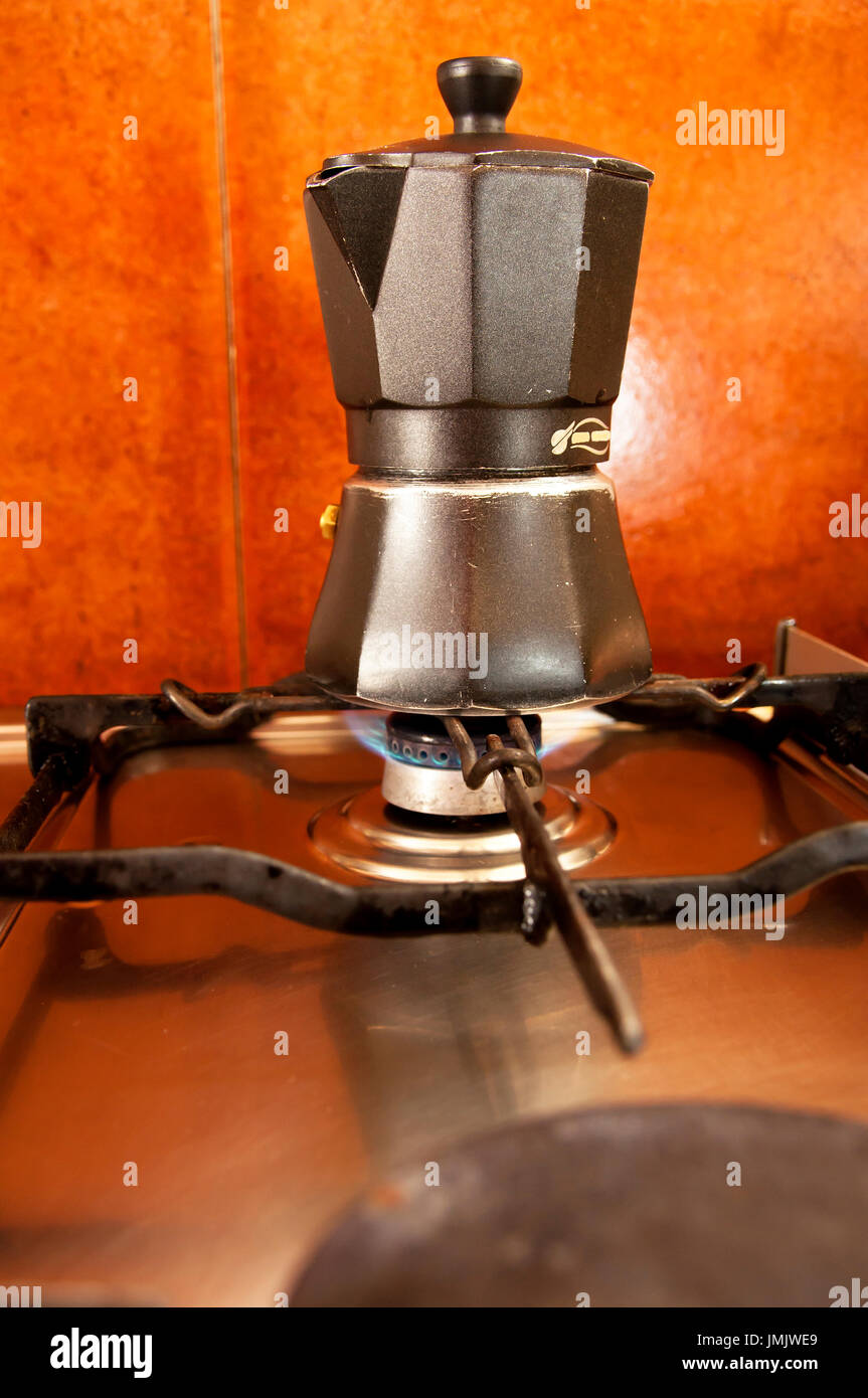 An italian coffee maker Stock Photo - Alamy