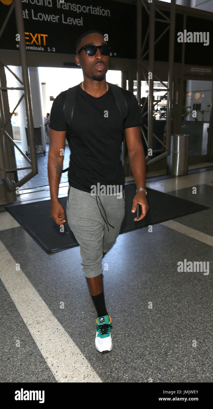 Demetrius Shipp Jr. departs from Los Angeles International Airport (LAX ...
