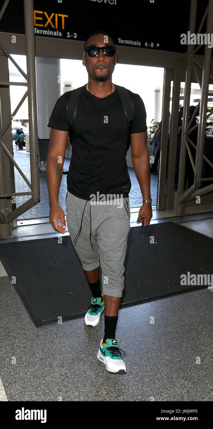 Demetrius Shipp Jr. departs from Los Angeles International Airport (LAX ...