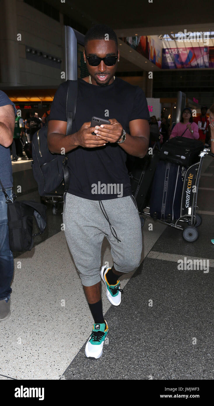 Demetrius Shipp Jr. departs from Los Angeles International Airport (LAX ...
