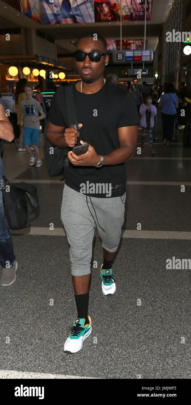 Demetrius Shipp Jr. departs from Los Angeles International Airport (LAX ...