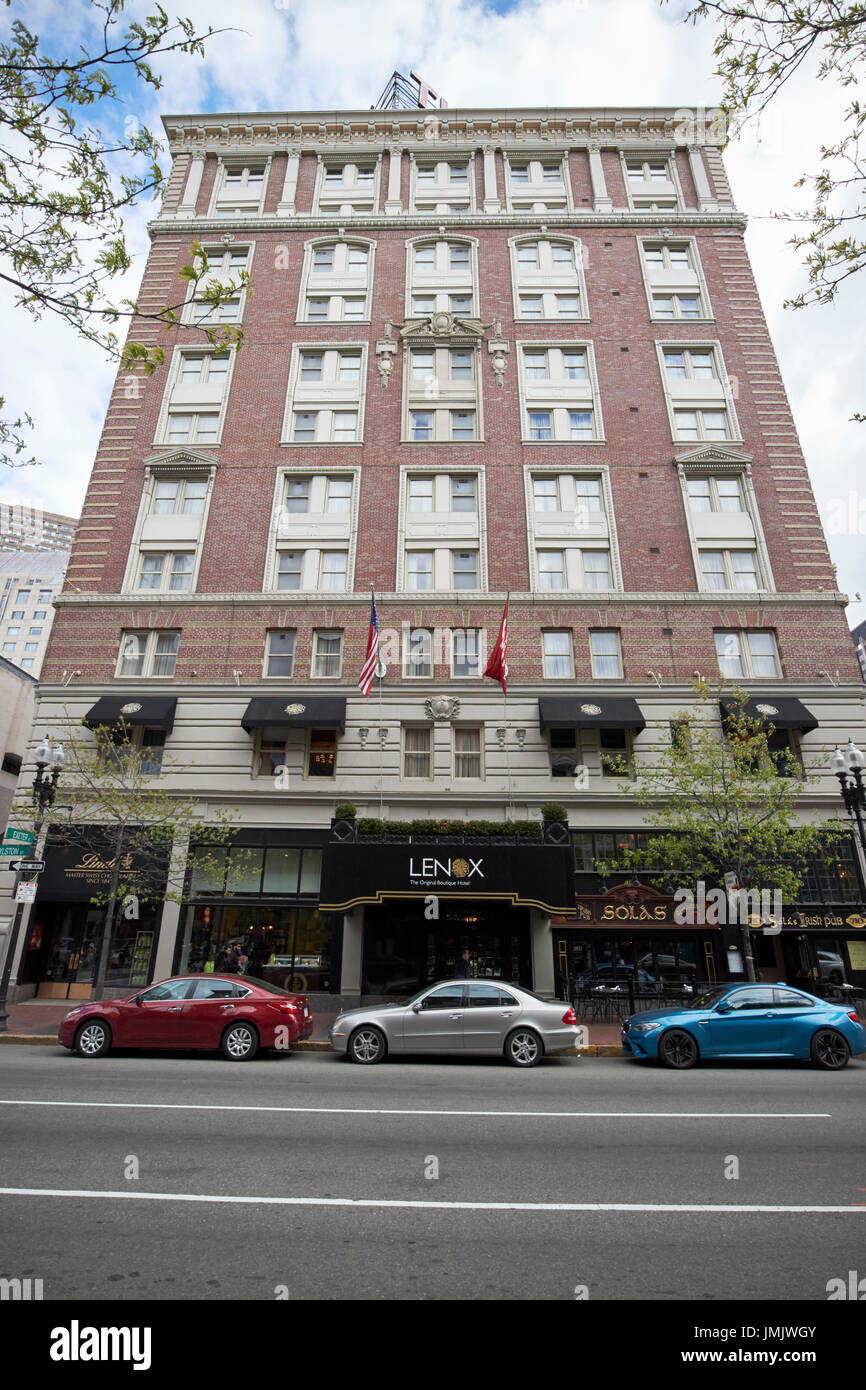 Lenox hotel boston hi-res stock photography and images - Alamy