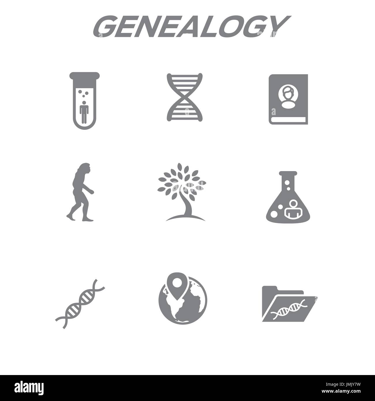 Family tree genealogy Cut Out Stock Images & Pictures - Alamy