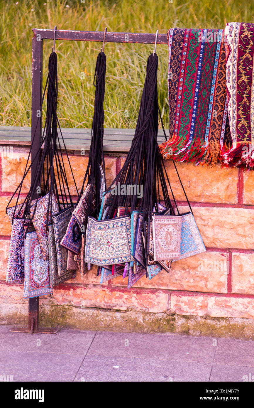Traditional turkish handmade bags Stock Photo - Alamy