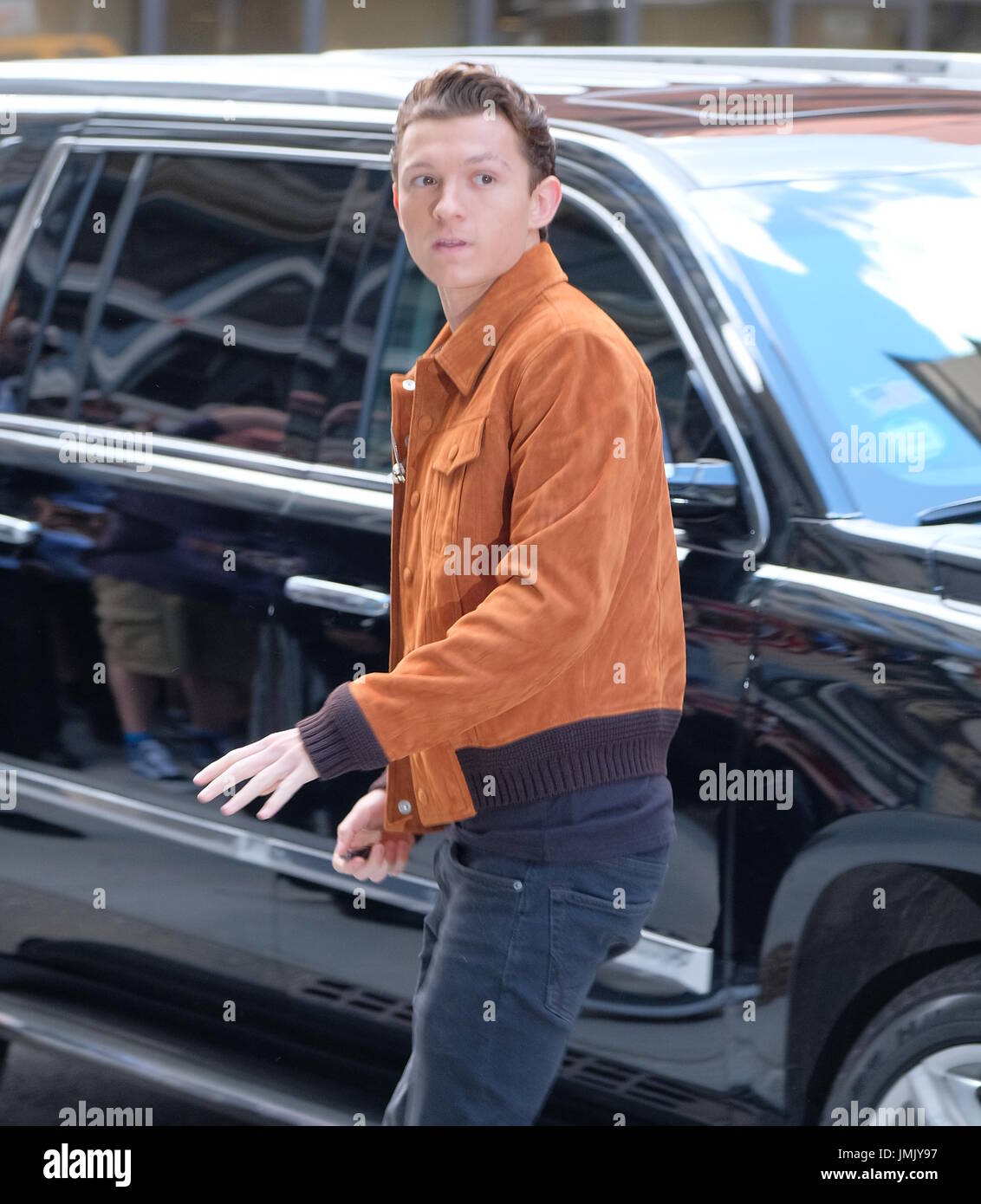 Celebrities appear on AOL Build Featuring: Tom Holland, Jacob Batalon ...