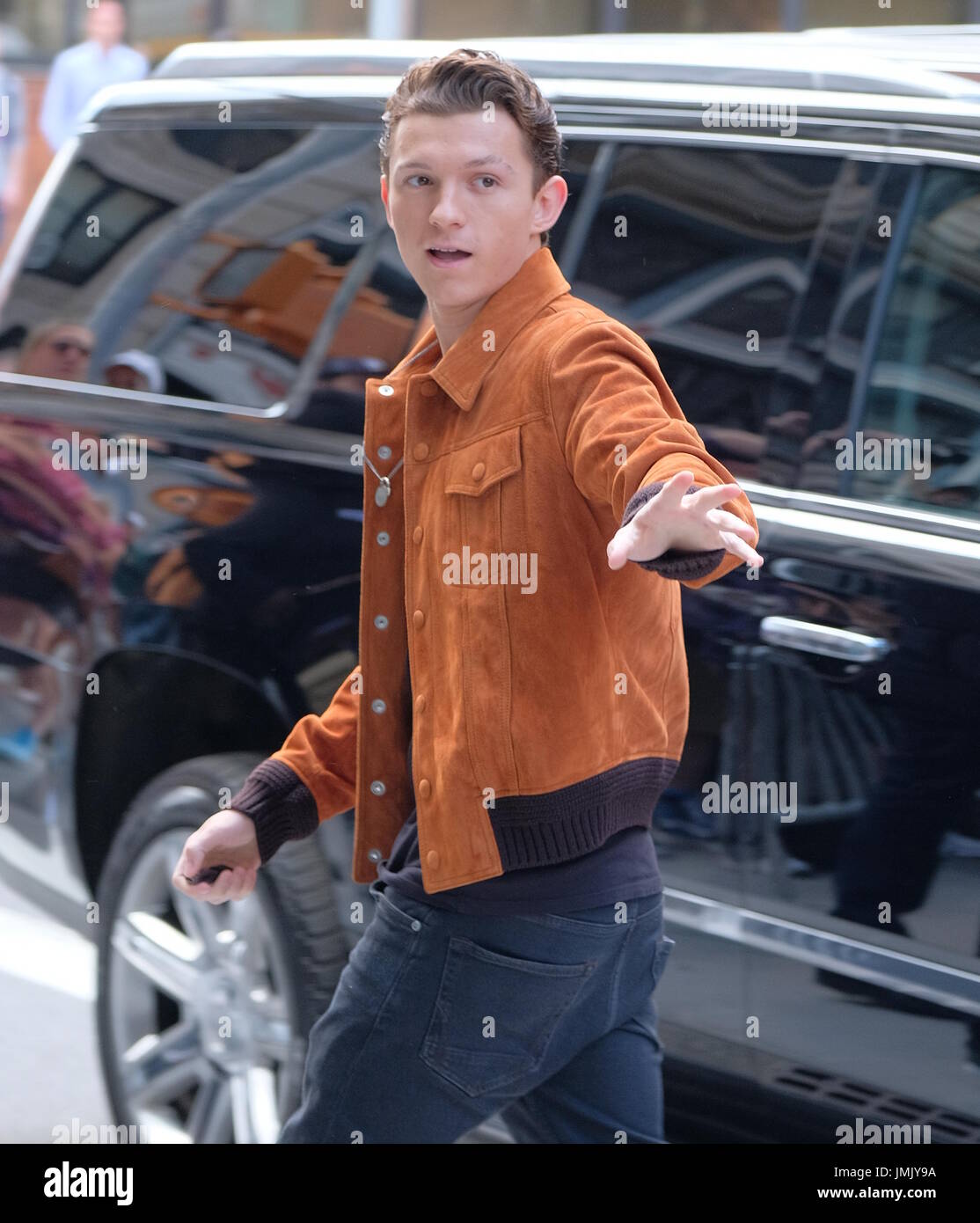 Celebrities appear on AOL Build Featuring: Tom Holland, Jacob Batalon ...