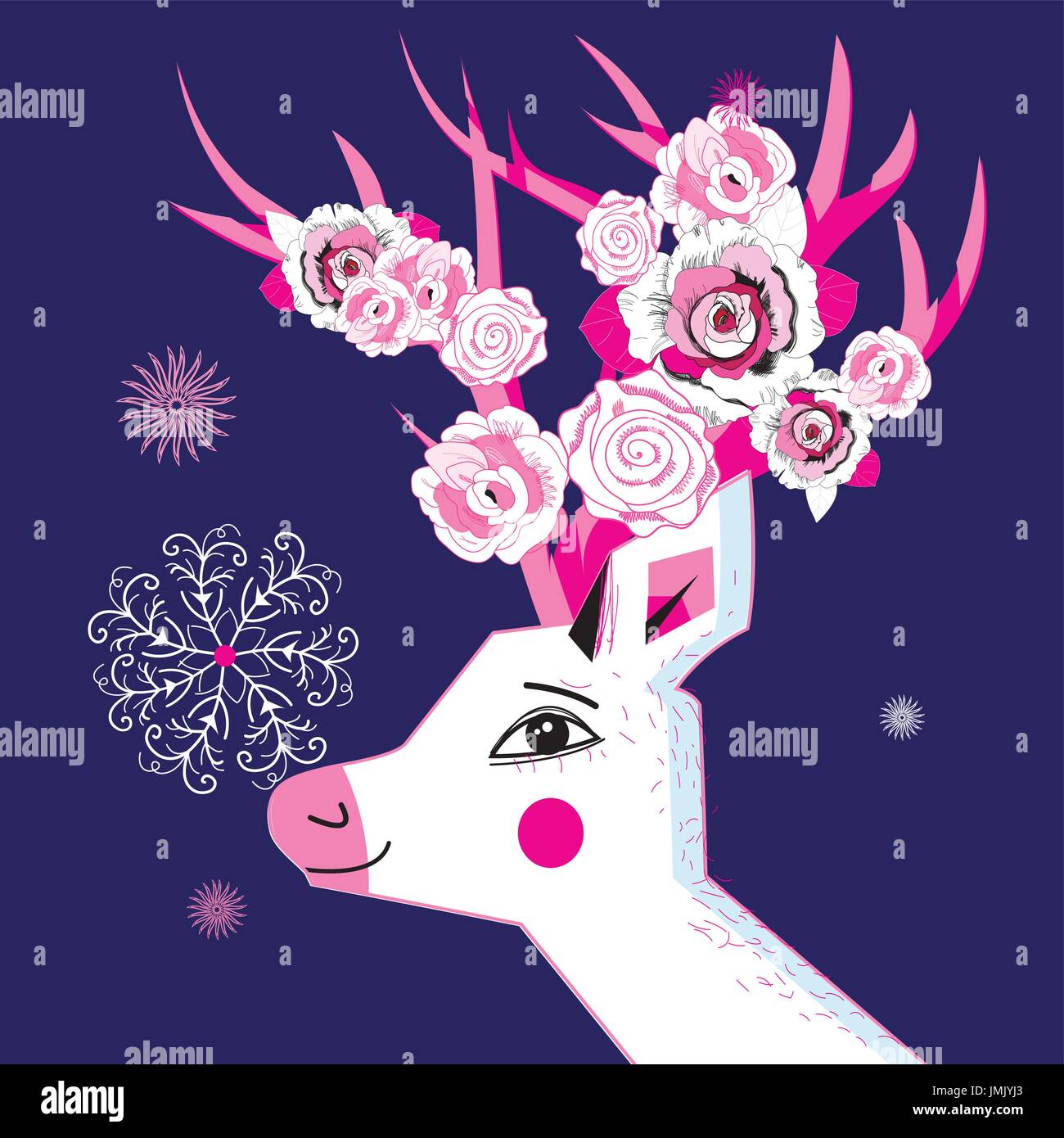 Surface of wild deer Stock Vector Images - Alamy