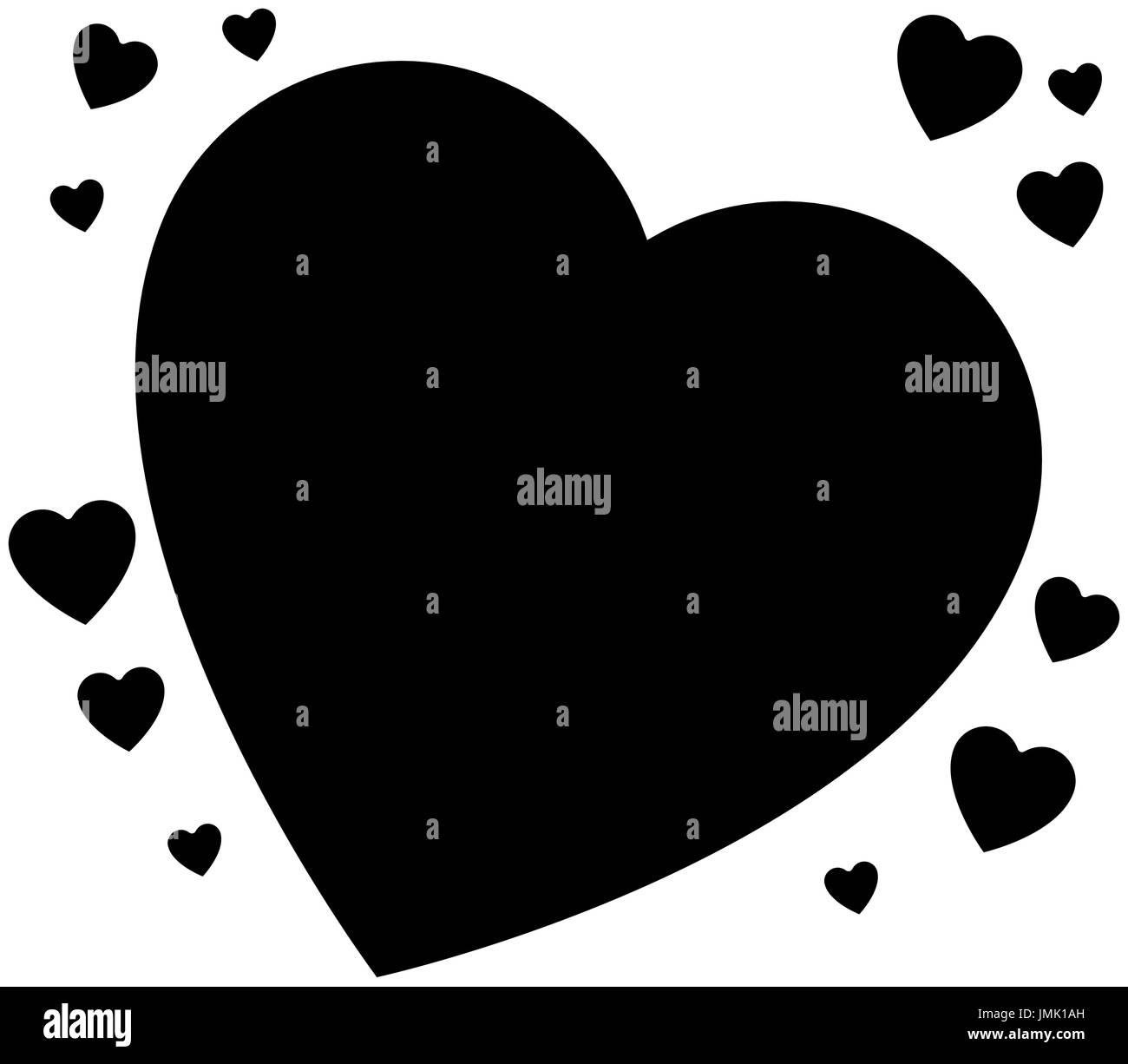 isolated big heart icon vector illustration graphic design Stock Vector ...