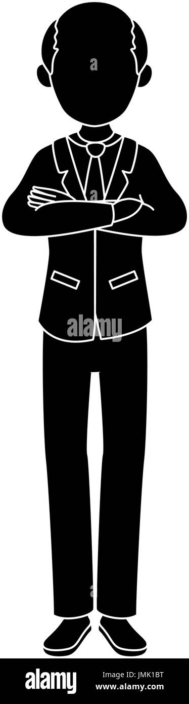 isolated standing old man icon vector illustration graphic design Stock ...