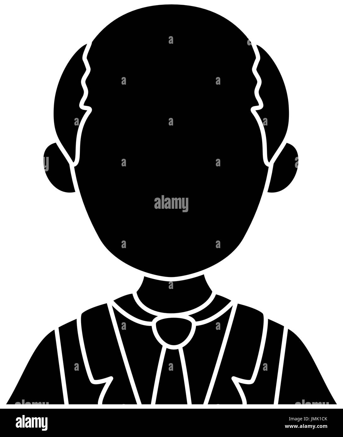 isolated old man upperbody icon vector illustration graphic design ...