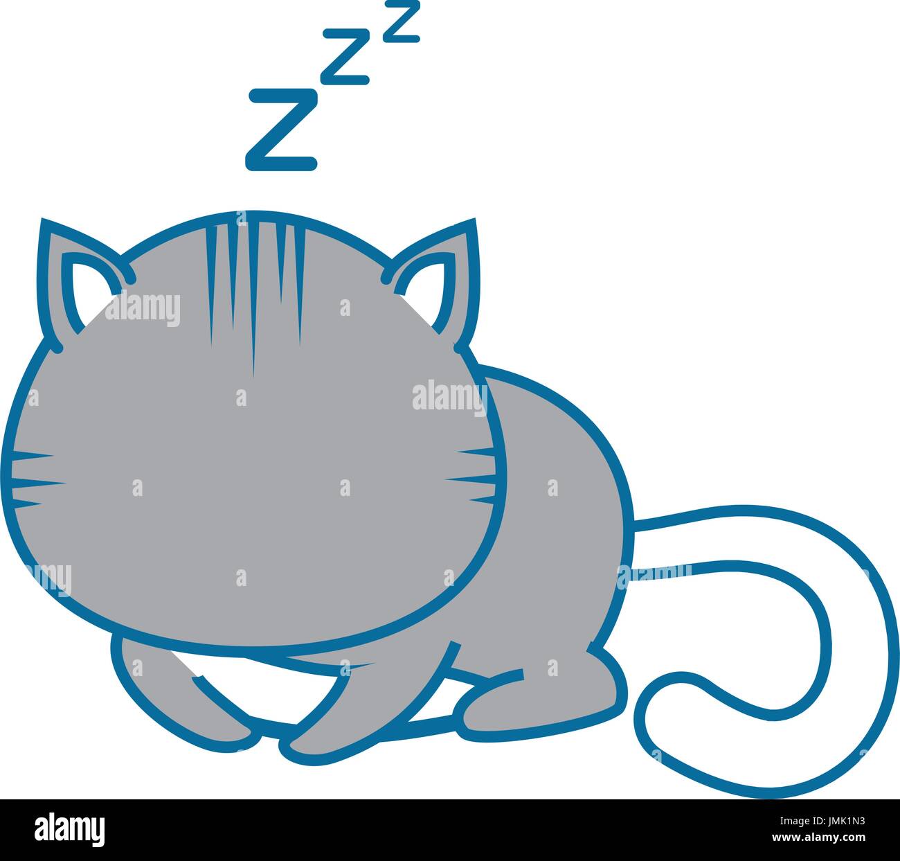 isolated cute cat sleeping icon vector illustration graphic design ...