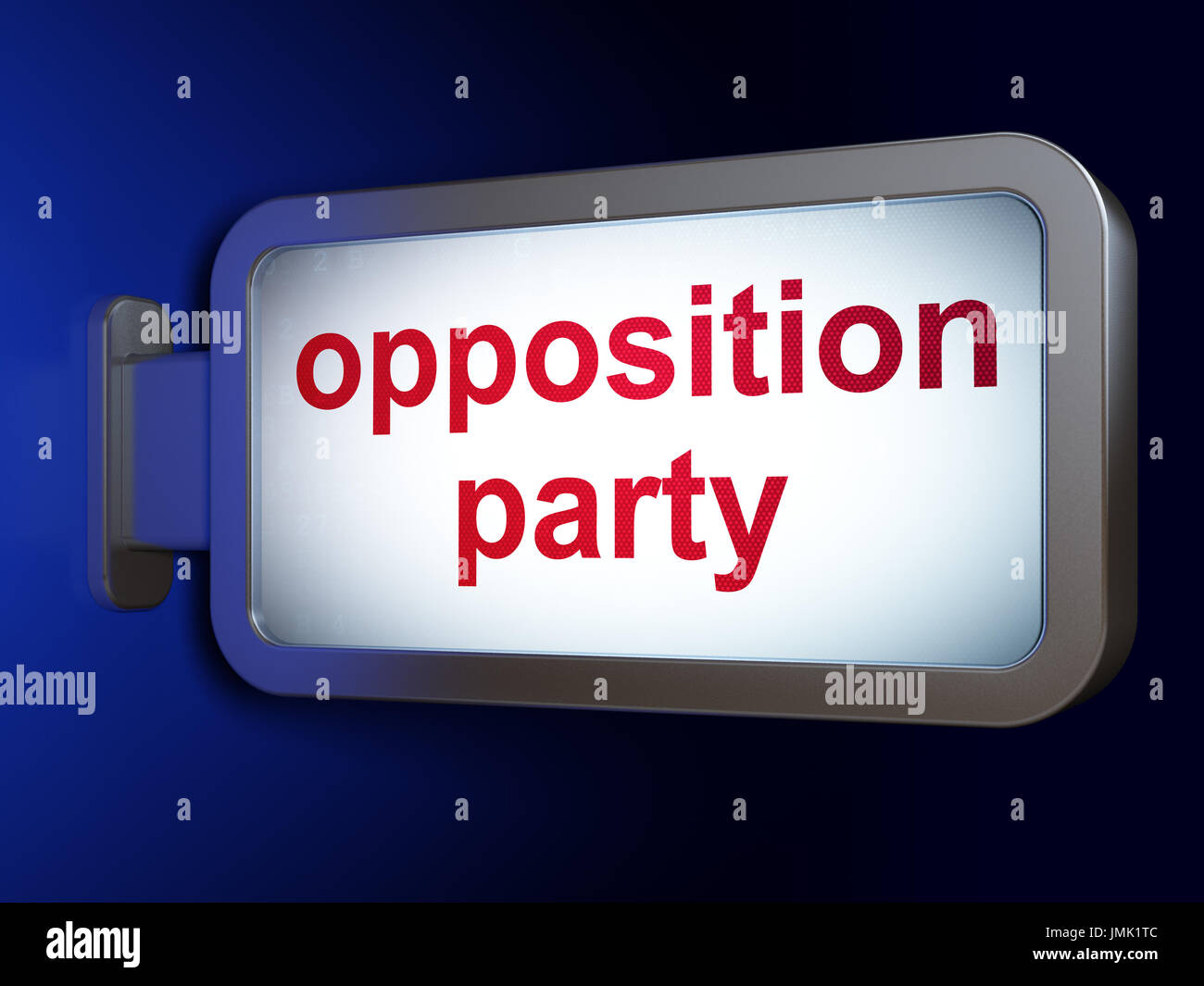 Political concept: Opposition Party on billboard background Stock Photo ...