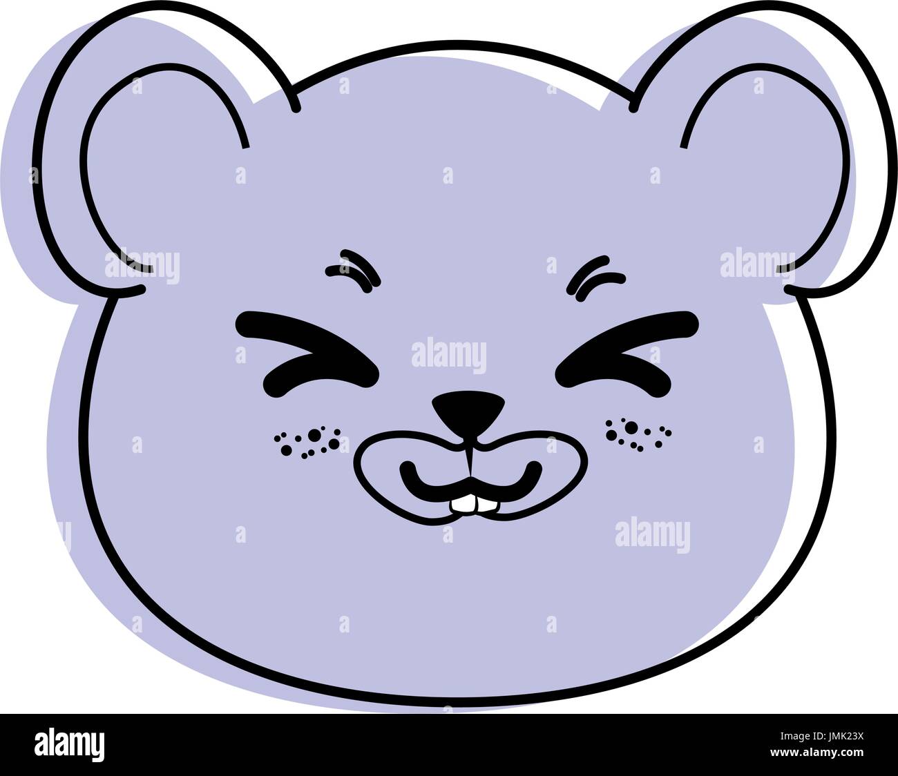isolated cute mouse face Stock Vector Image & Art - Alamy