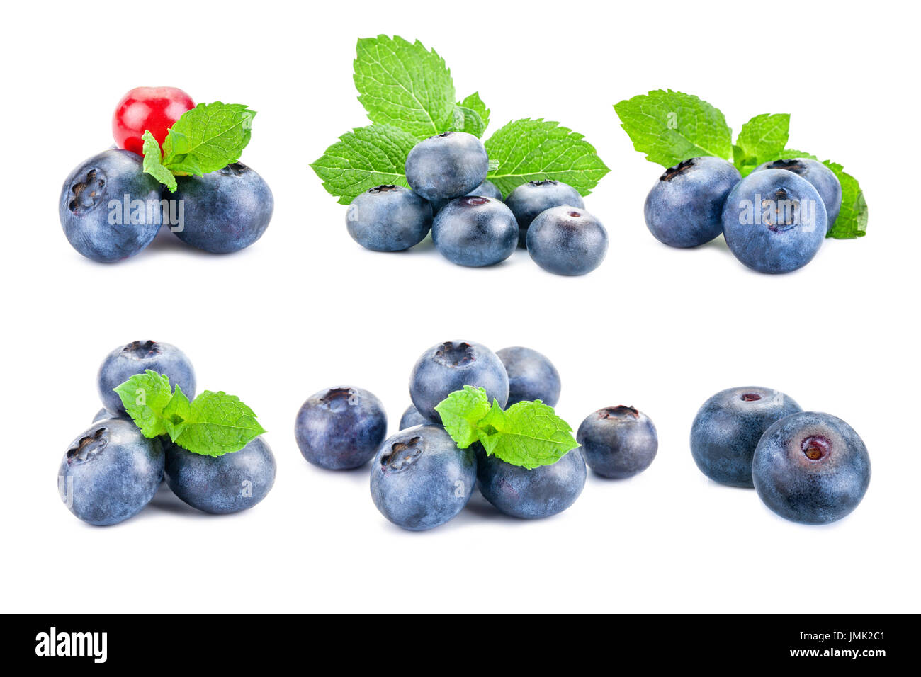 Fresh blueberries consists of different images Stock Photo - Alamy