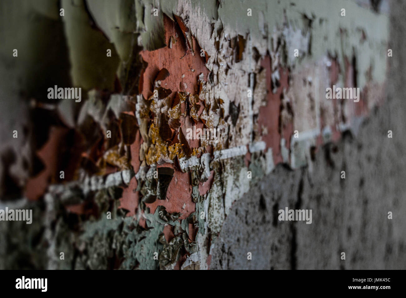Decaying Wallpaper in Abandoned House, Close Up Stock Photo - Alamy