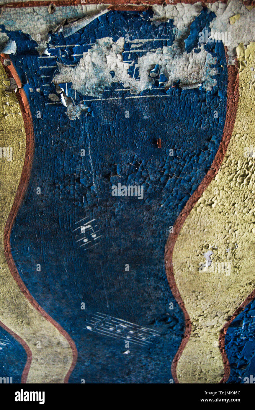 Decaying Wallpaper in Abandoned House, Close Up Stock Photo - Alamy