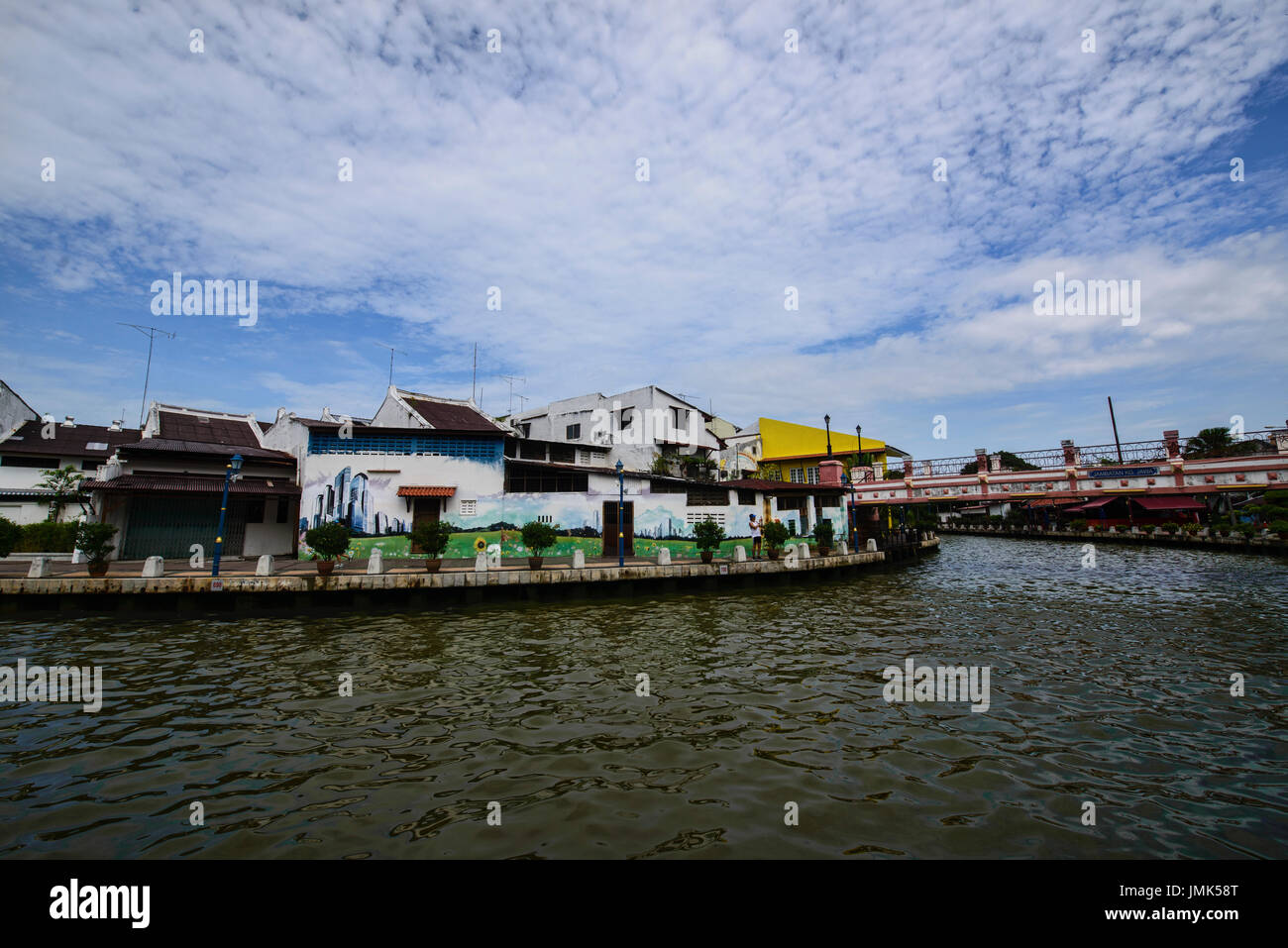 View of the Melaka River, Malacca, Malaysia Stock Photo - Alamy