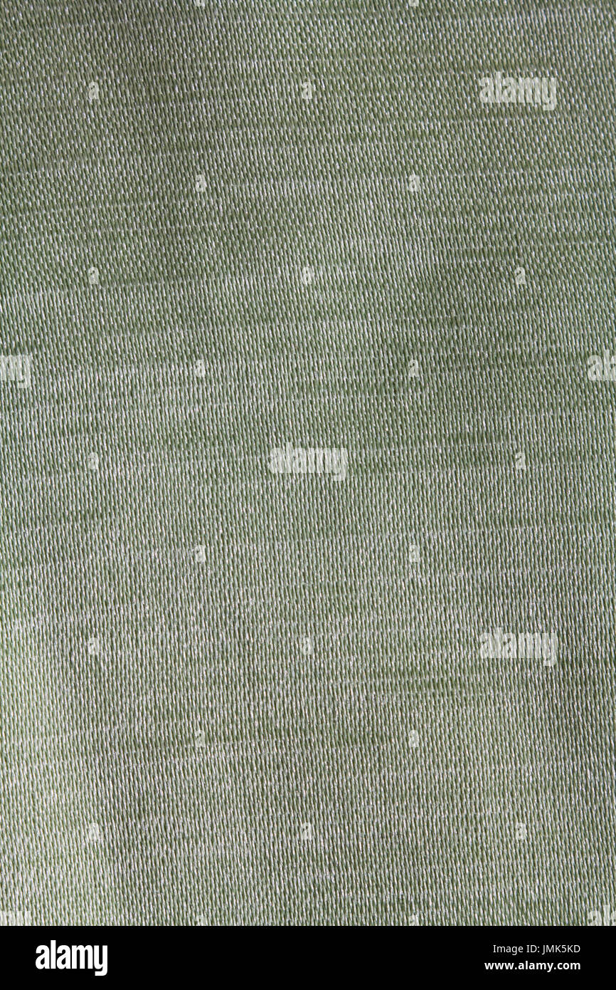 Texture of green fabric made of polyester Stock Photo - Alamy