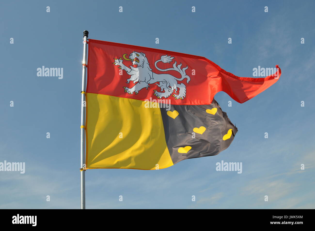 Flag of the castle Frydstejn, flag Stock Photo - Alamy