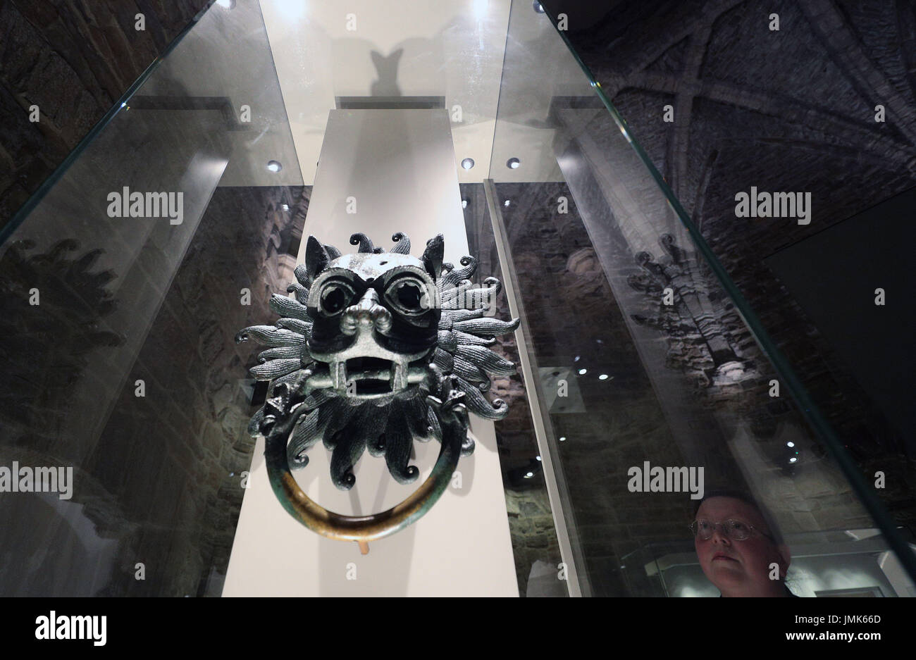 Exhibition officer Marie-Therese Mayne looks at the 12th century ...