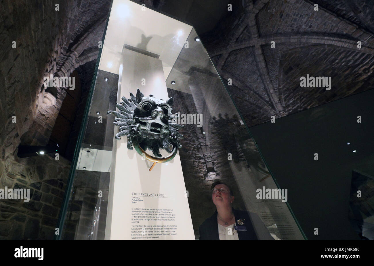 Exhibition officer Marie-Therese Mayne looks at the 12th century ...