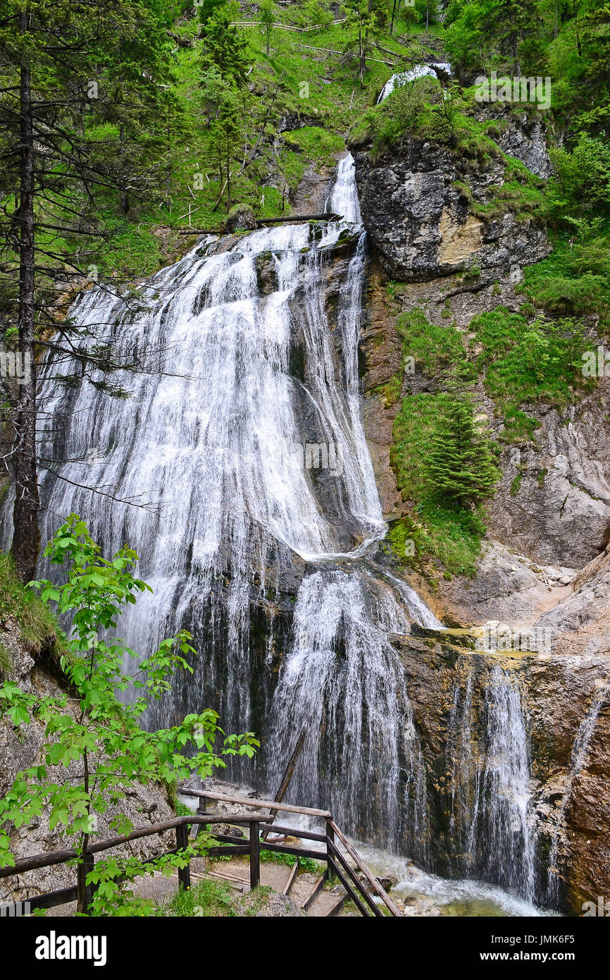 Waterfall at Wasserlochklamm, Austria Stock Photo - Alamy
