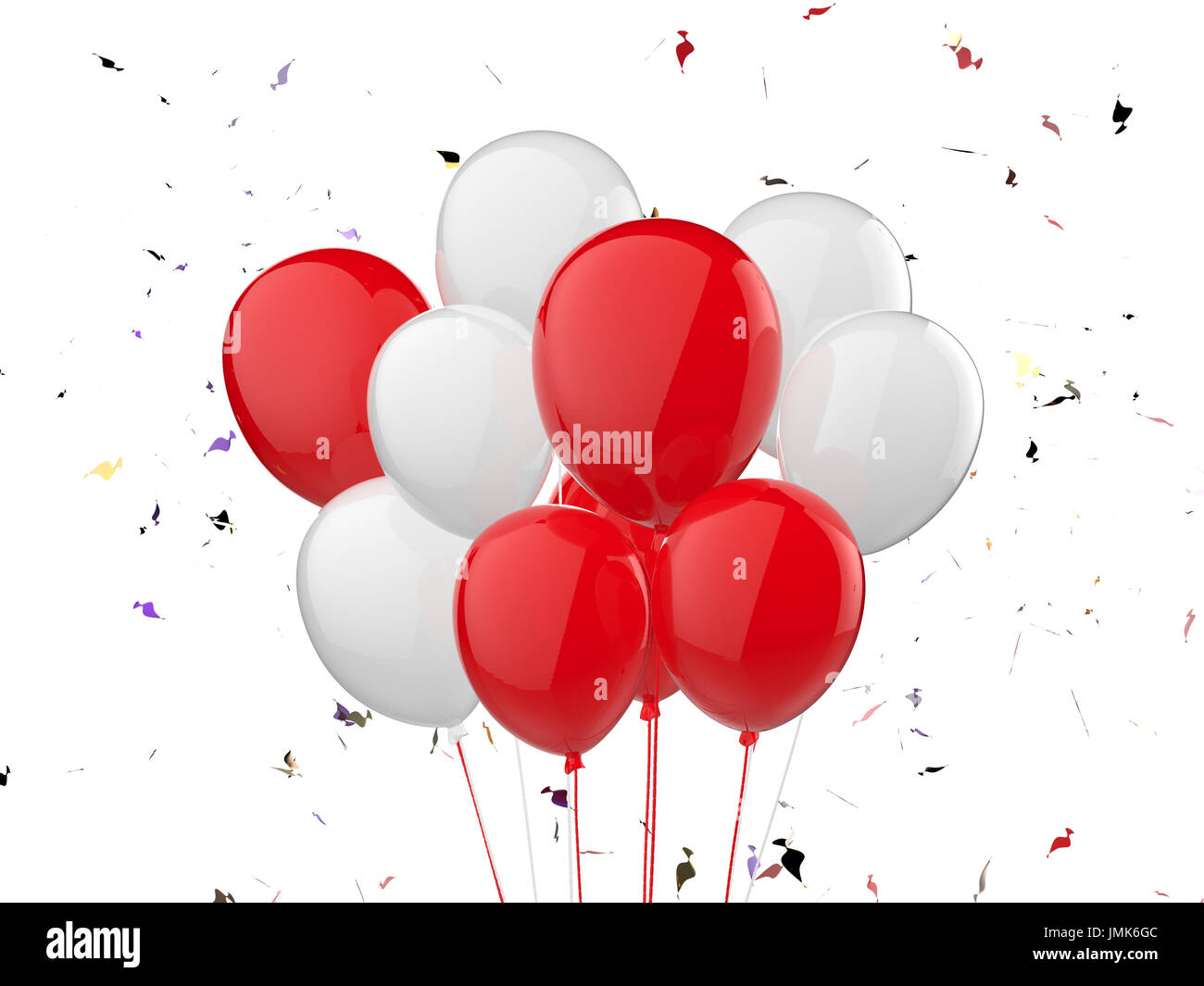 Falling balloons Cut Out Stock Images & Pictures - Alamy