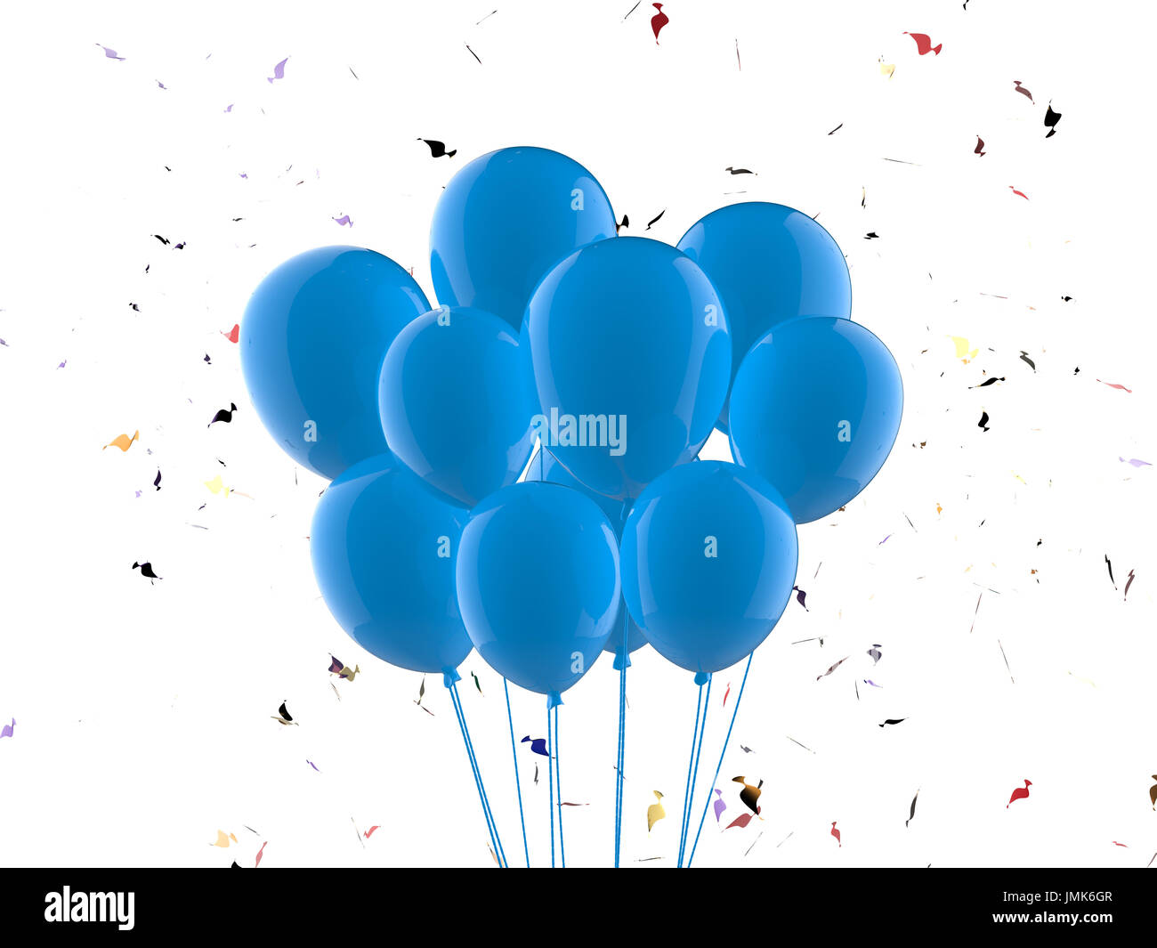 Falling balloons Cut Out Stock Images & Pictures - Alamy