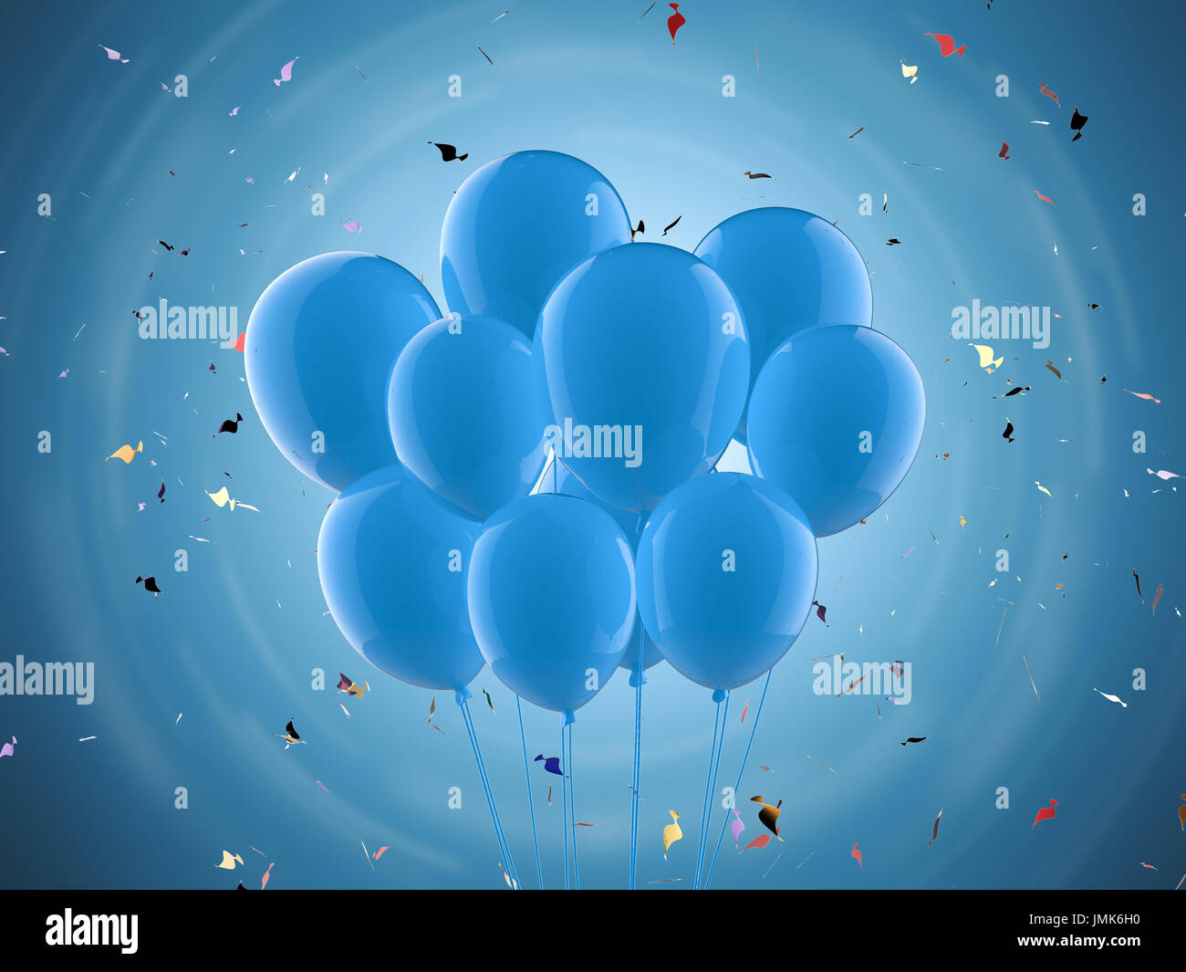 Blue balloons hi-res stock photography and images - Alamy