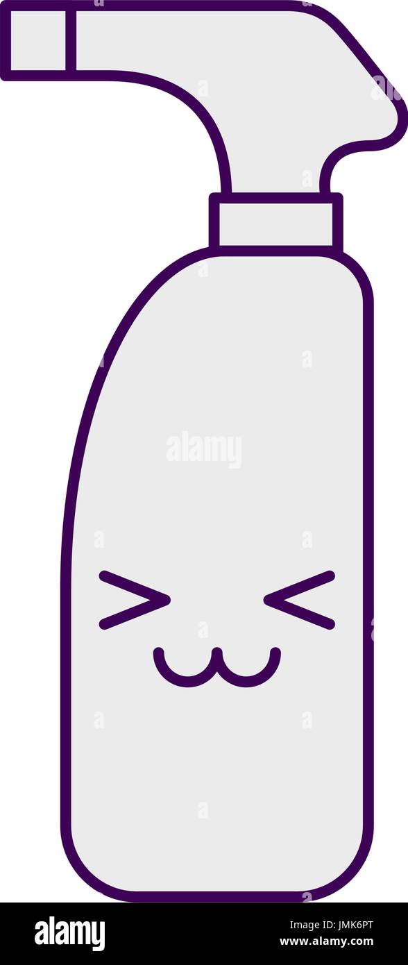 Bottle with sprinkler kawaii character Stock Vector Image & Art - Alamy