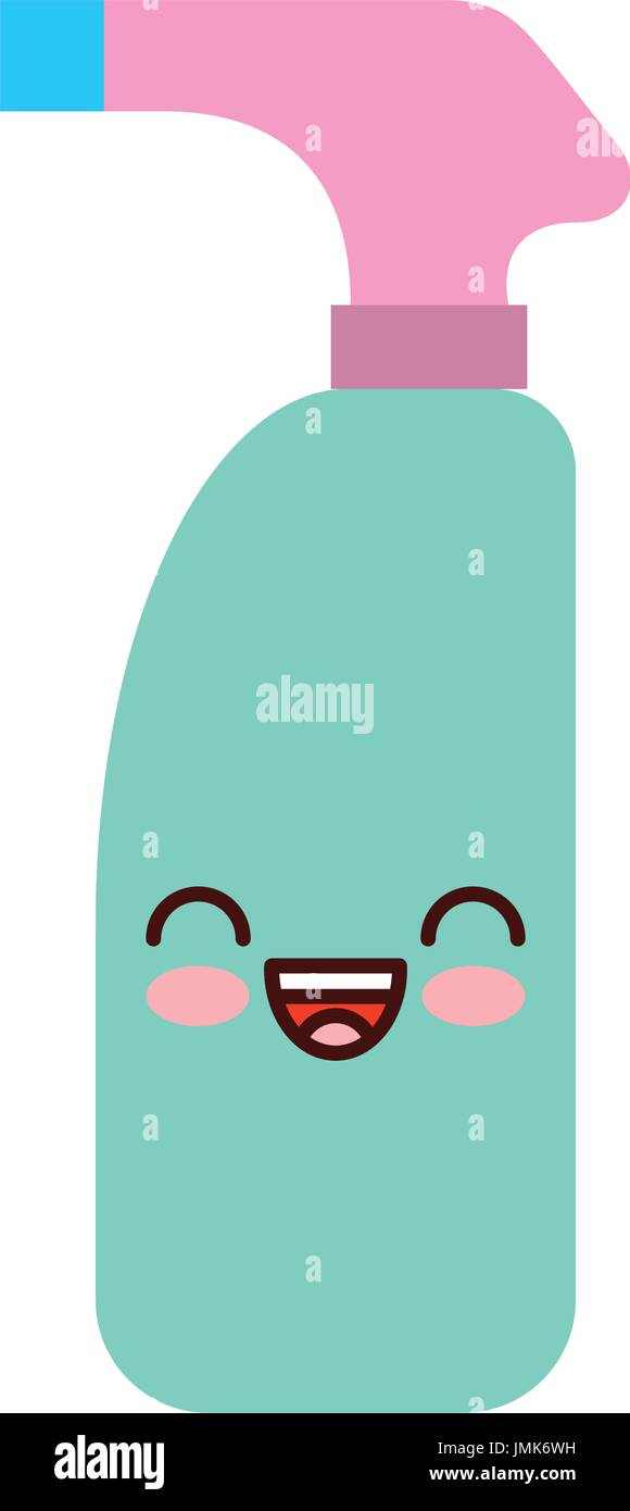 Bottle with sprinkler kawaii character Stock Vector Image & Art - Alamy