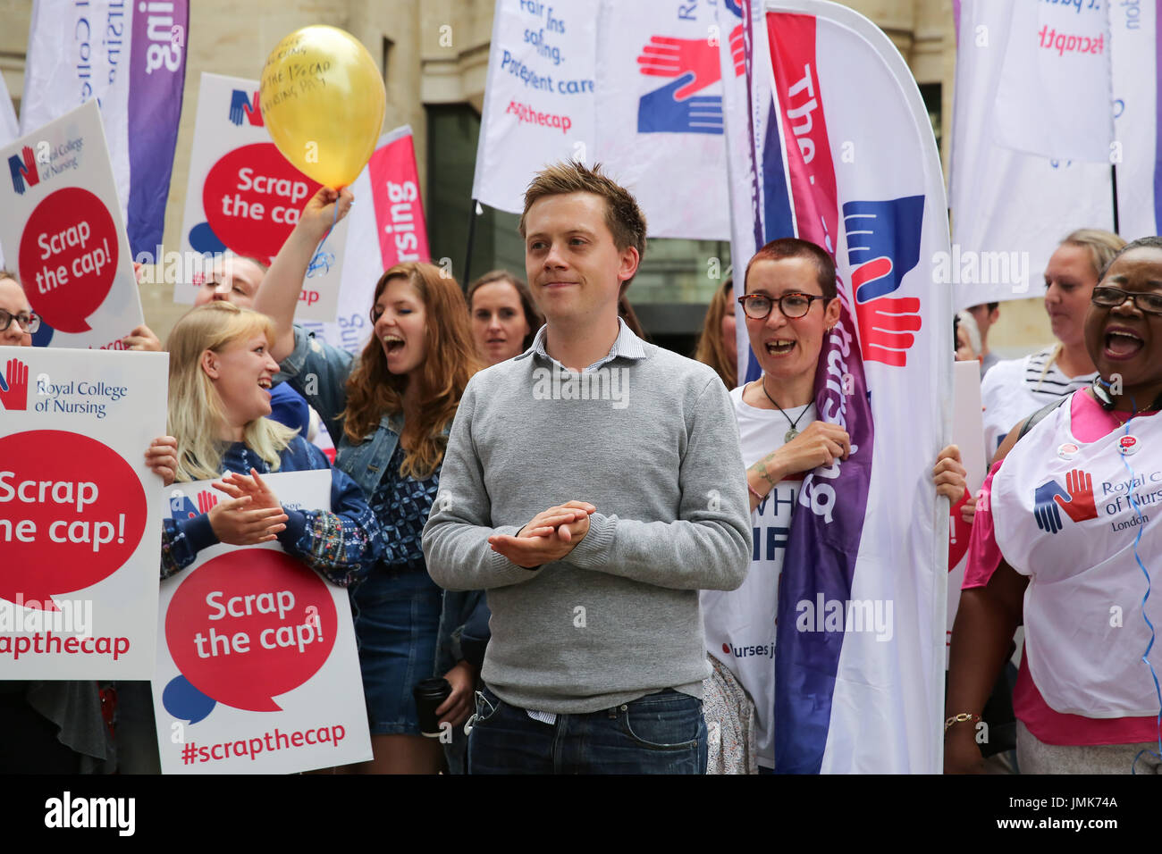 Members of the Royal College of Nursing (RCN) launches its campaign ...