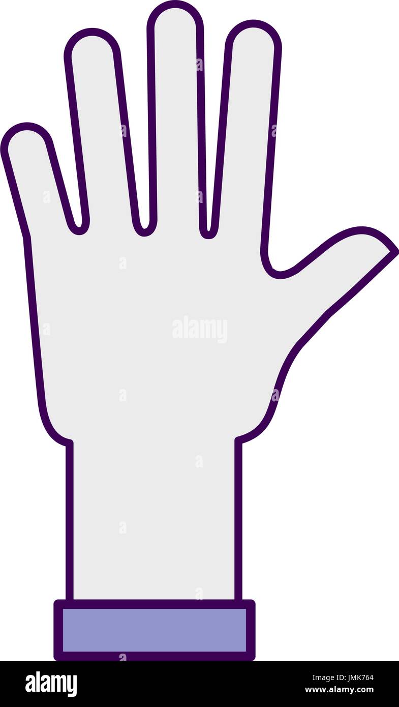 Chemical protection arm gloves Stock Vector Images - Alamy