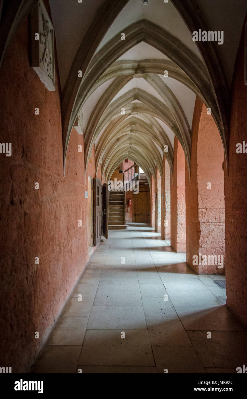 Gothic arched corridor in hi-res stock photography and images - Alamy