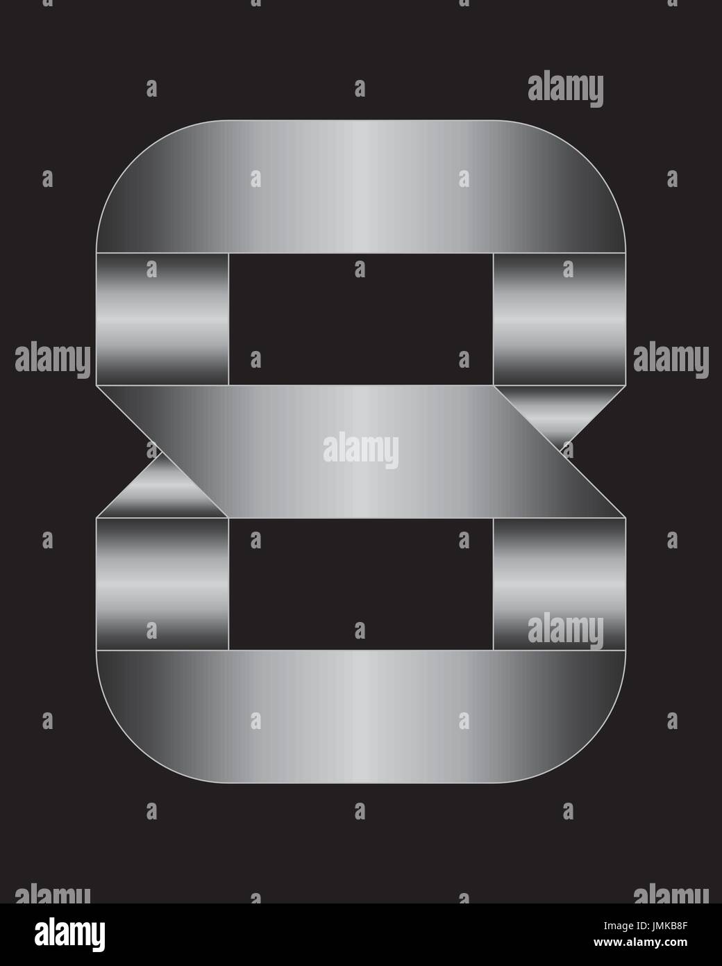 8 number vector vectors hi-res stock photography and images - Alamy