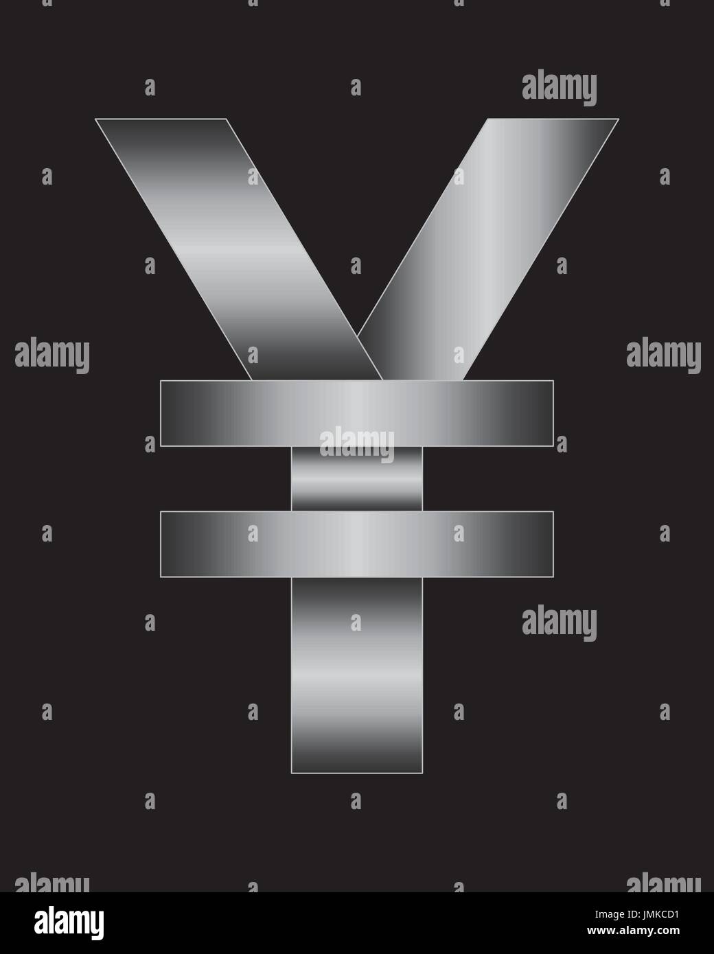 Yen symbol vector vectors hi-res stock photography and images - Alamy