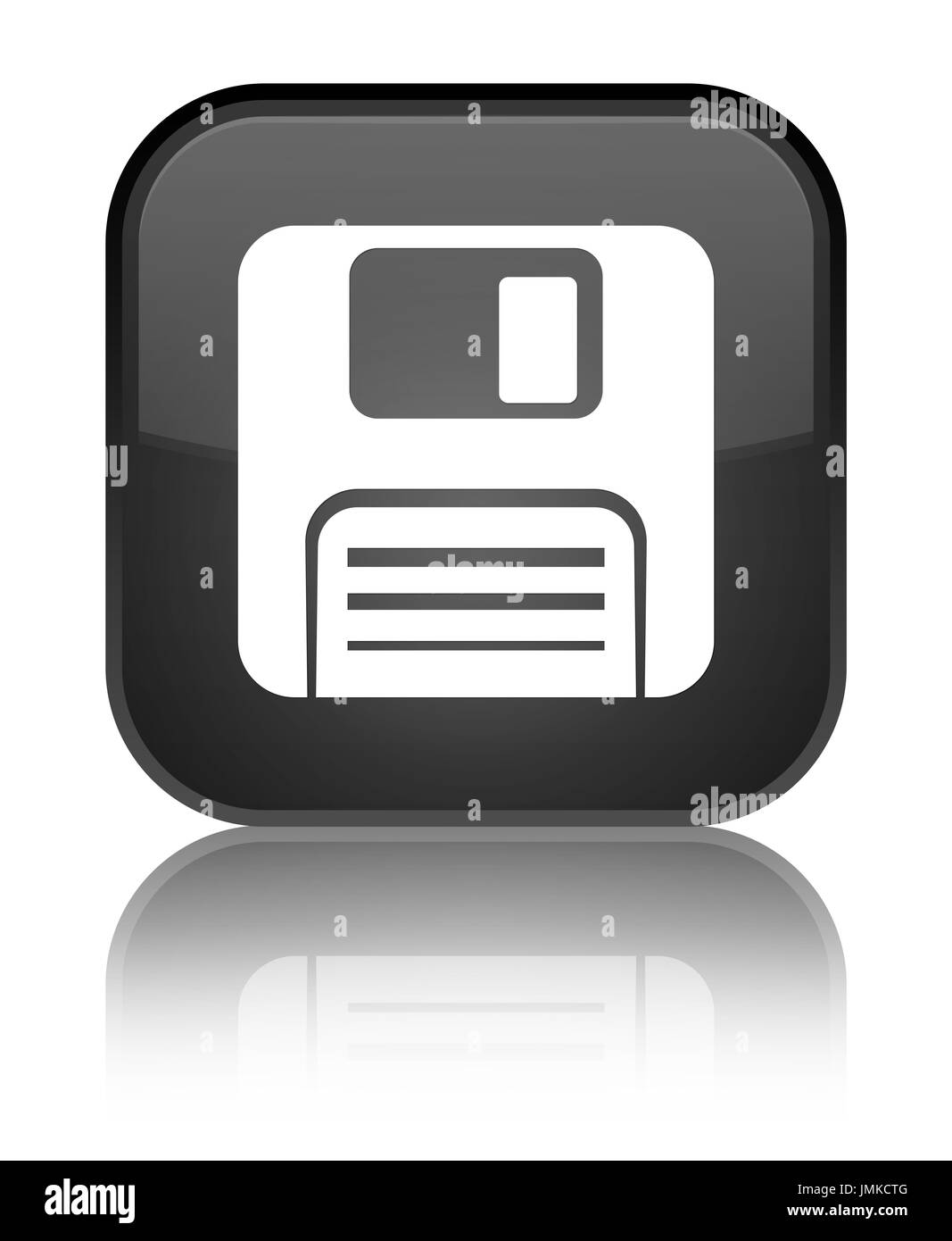 Floppy disk icon symbol on Black and White Stock Photos & Images - Alamy