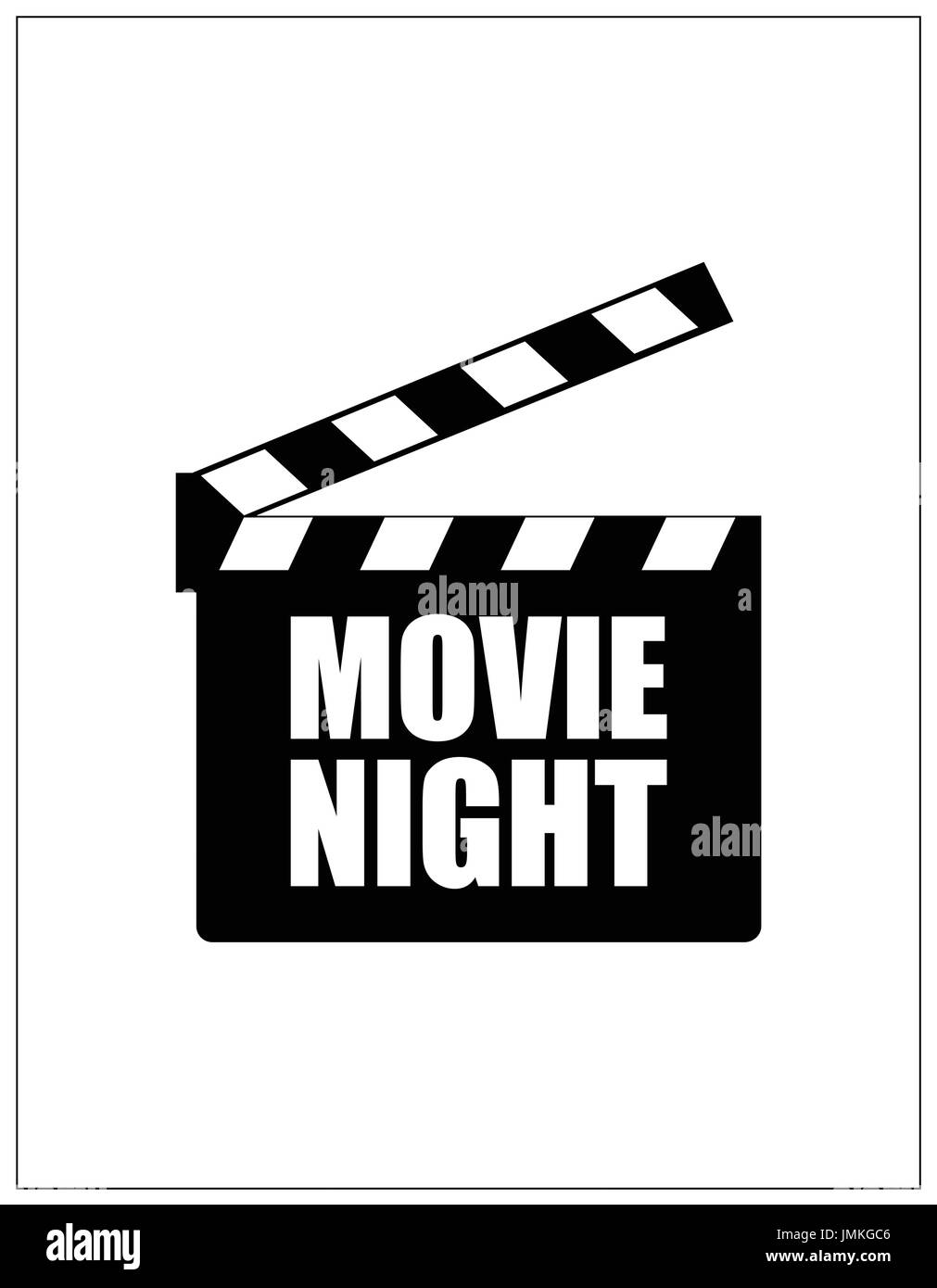 Night movies Stock Vector Images - Alamy
