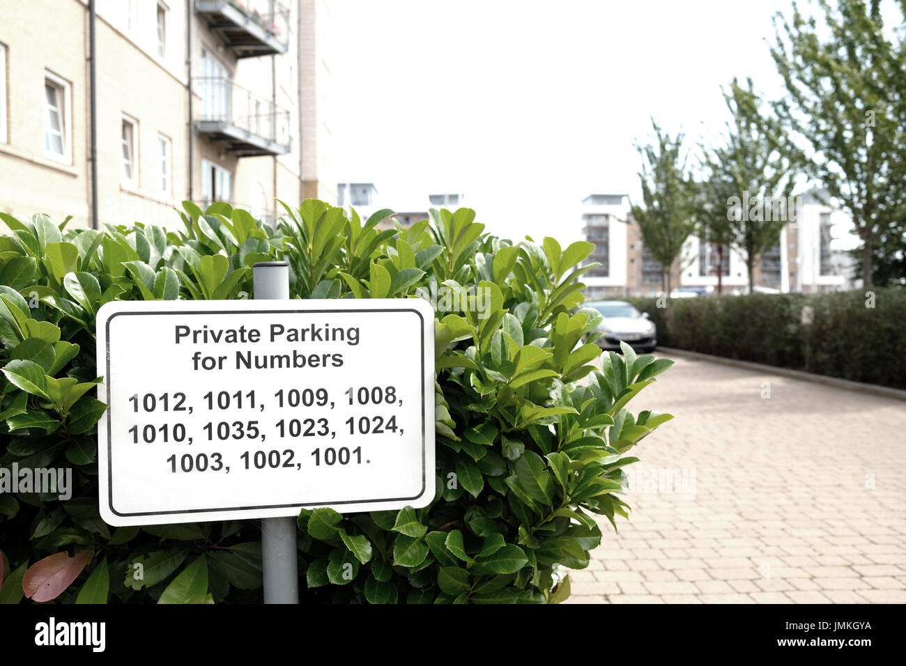 Parking lot numbers hi-res stock photography and images - Alamy