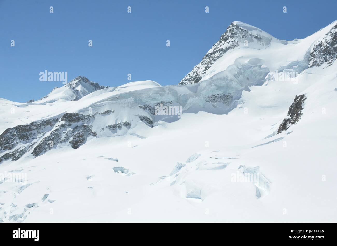 Beautiful snow-covered Swiss Alps Stock Photo - Alamy
