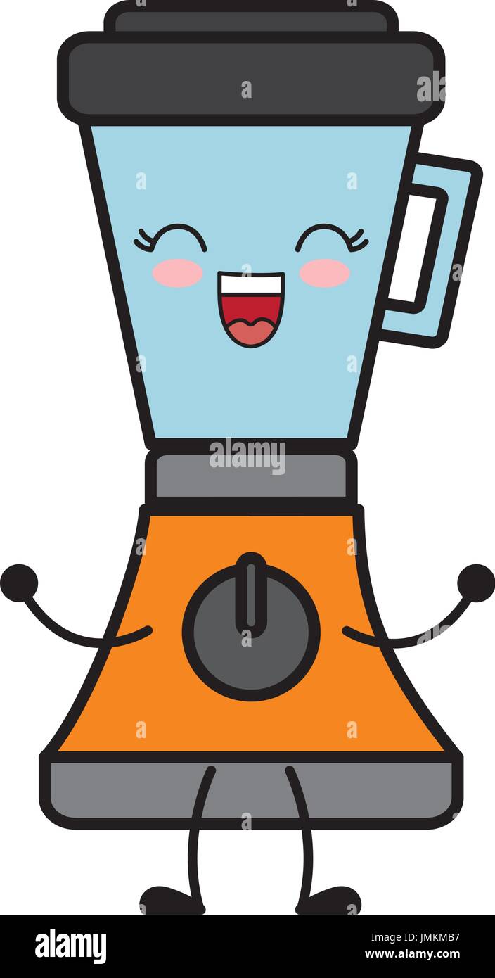 kawaii blender icon over white background vector illustration Stock ...