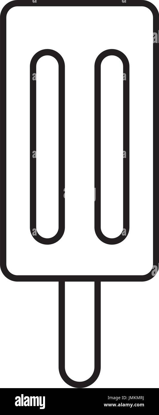 ice cream bar icon over white background vector illustration Stock Vector Image & Art - Alamy