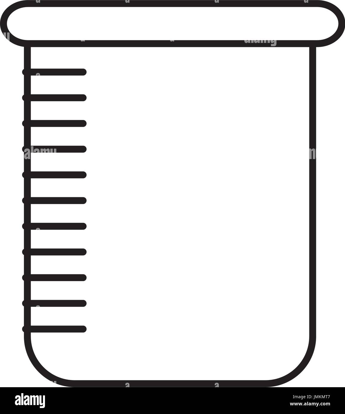 chemical beaker icon over white background vector illustration Stock ...